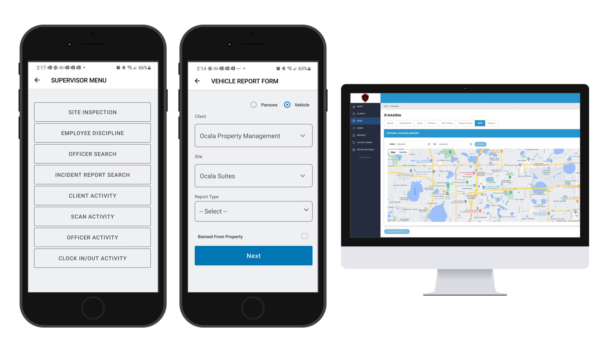 Easy Security Guard Software App for Officer Tracking & Mobile Reporting